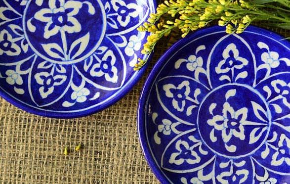 Blue Pottery